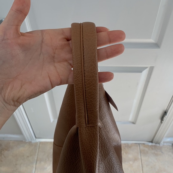 Shiraleah | Bags | Shiraleah Tan Leather Jumbo Bag | Poshmark